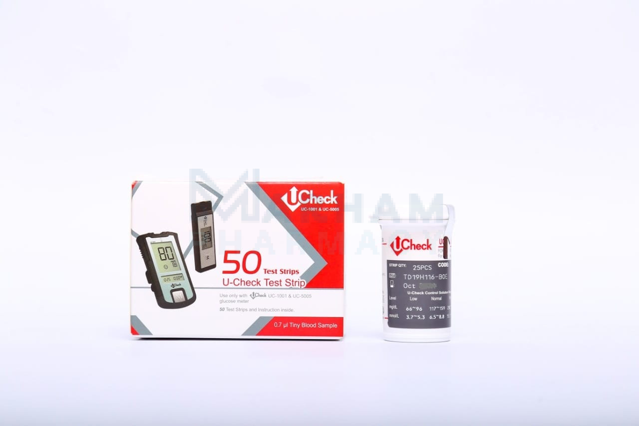 Ucheck Test Strips Price in Pakistan - Marham Pharmacy