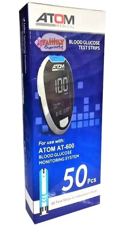 Atom Glucometer Strips Price in Pakistan - Marham Pharmacy
