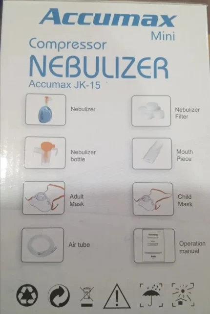 Accu Max Mini Nebulizer Machine JK-15 - Marham Pharmacy
